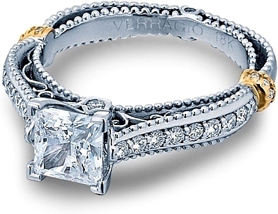 Verragio Graduated Pave Diamond Engagement Ring AFN-5038P